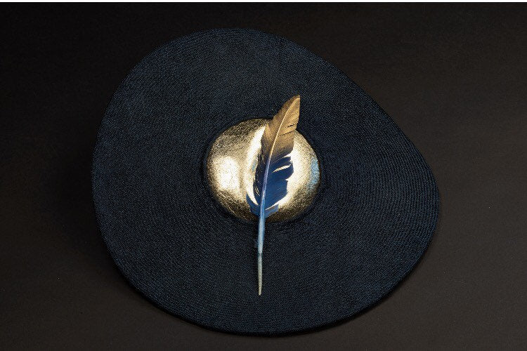 Blue moon- wedding hat – Rivka Jacobs Millinery